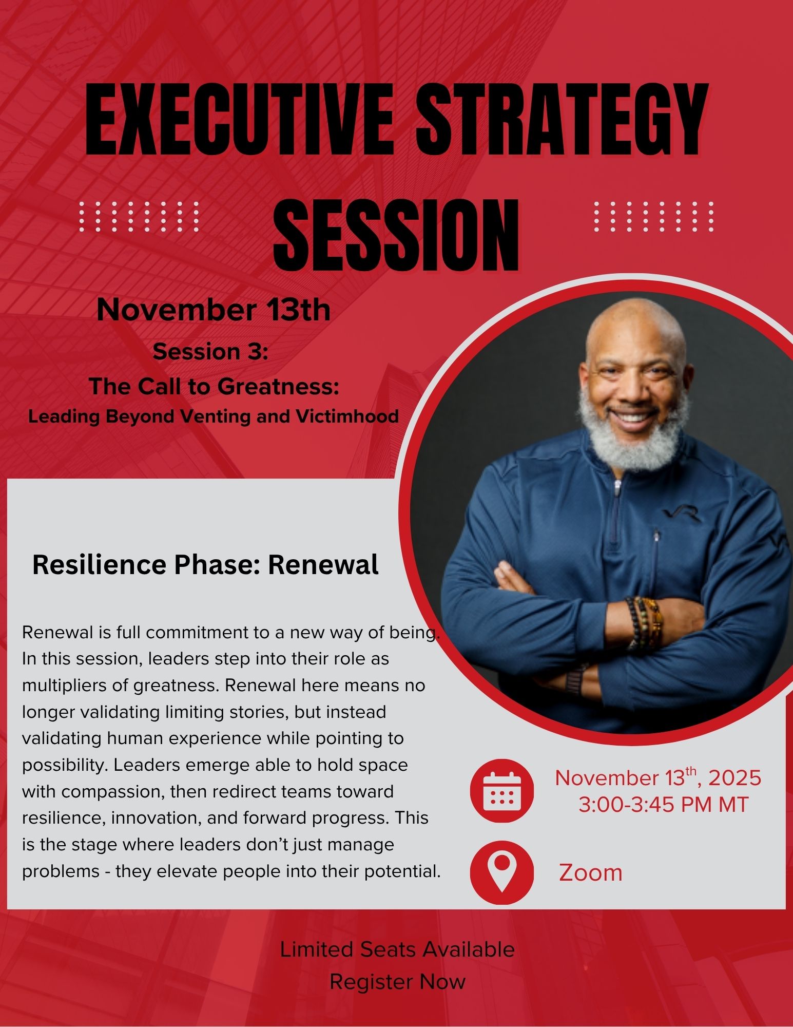Elevate Life Executive Strategy Session- November 13th - John Register ...